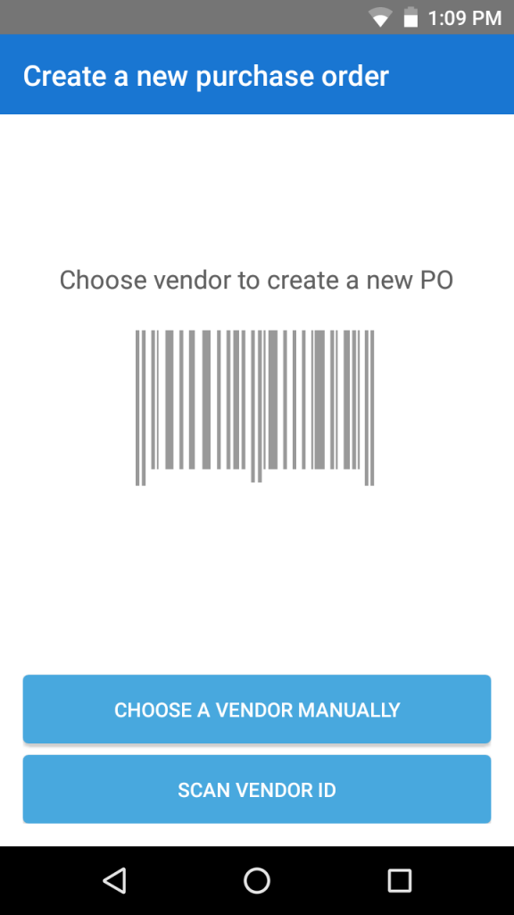 Create purchase orders using only a barcode scanner | VentorTech