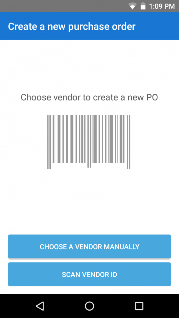 Create purchase orders using only a barcode scanner | VentorTech