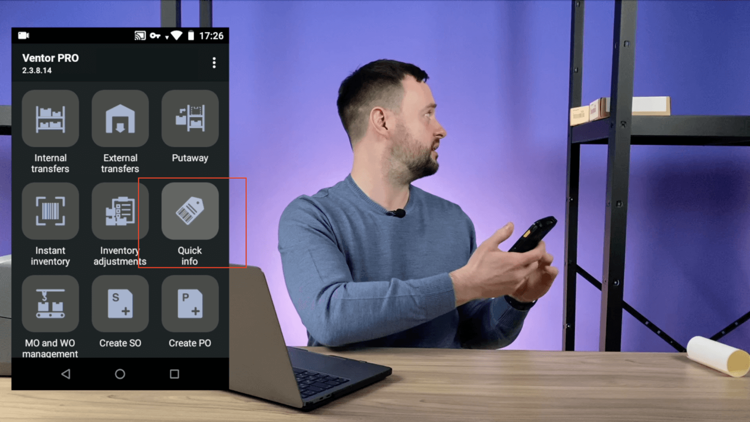 Print barcode labels from Odoo directly to a printer | Ventor.app