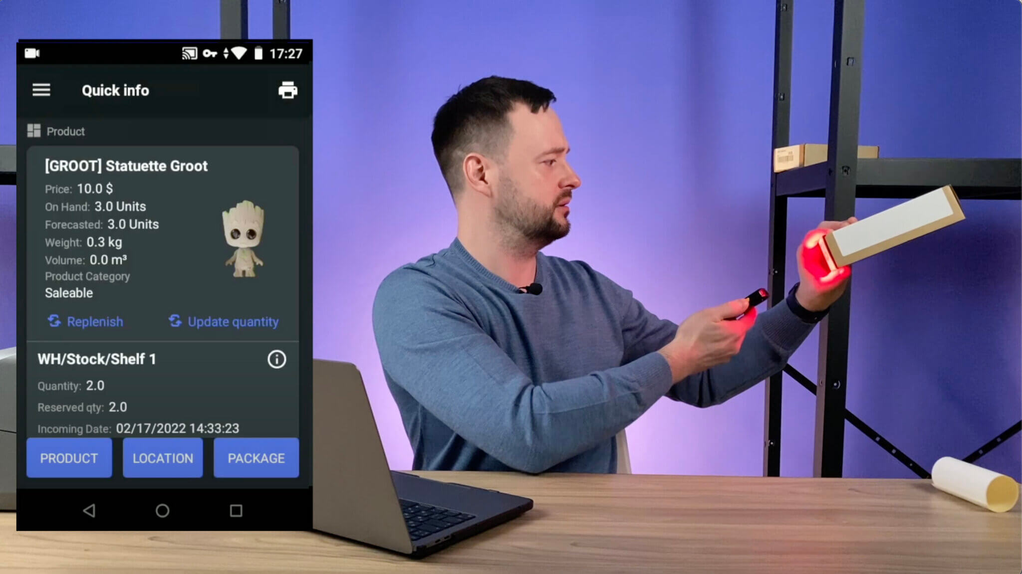 Print barcode labels from Odoo directly to a printer | Ventor.app