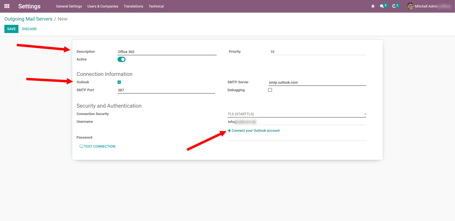 Odoo.sh, Office 365 and Odoo Online - Prerequisites, Configure, Testing ...