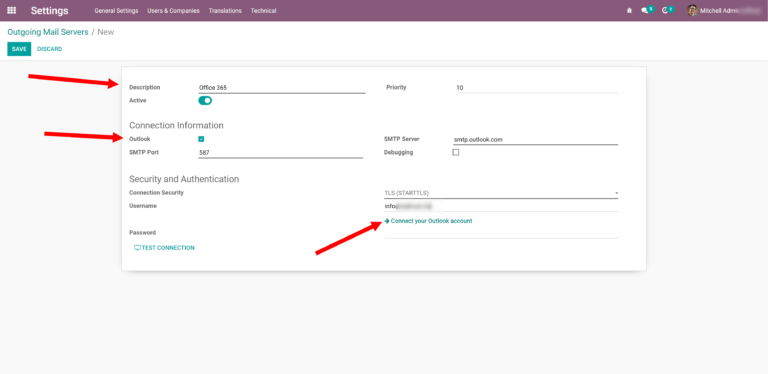 Odoo.sh, Office 365 and Odoo Online - Prerequisites, Configure, Testing ...