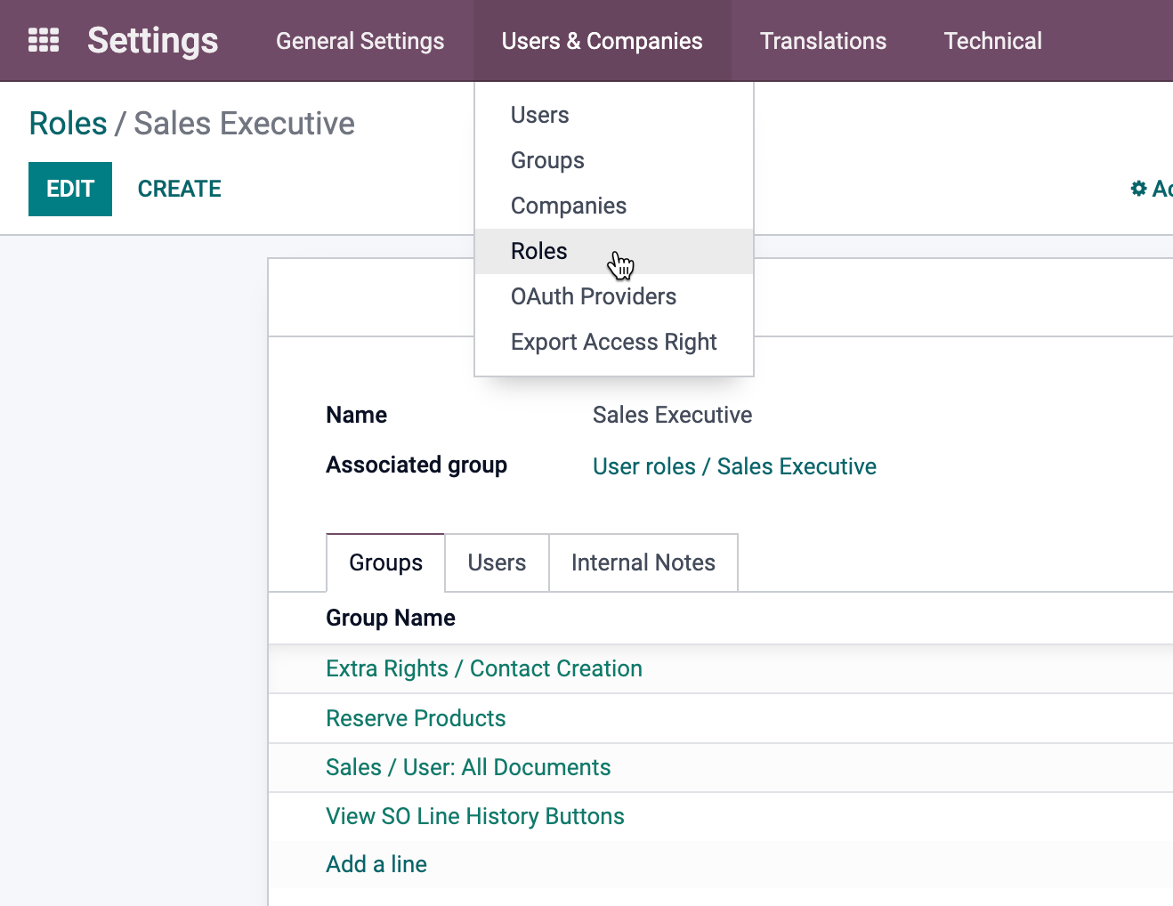 Odoo Access Rights Structure – Managing User Roles, Groups, and Permissions | VentorTech